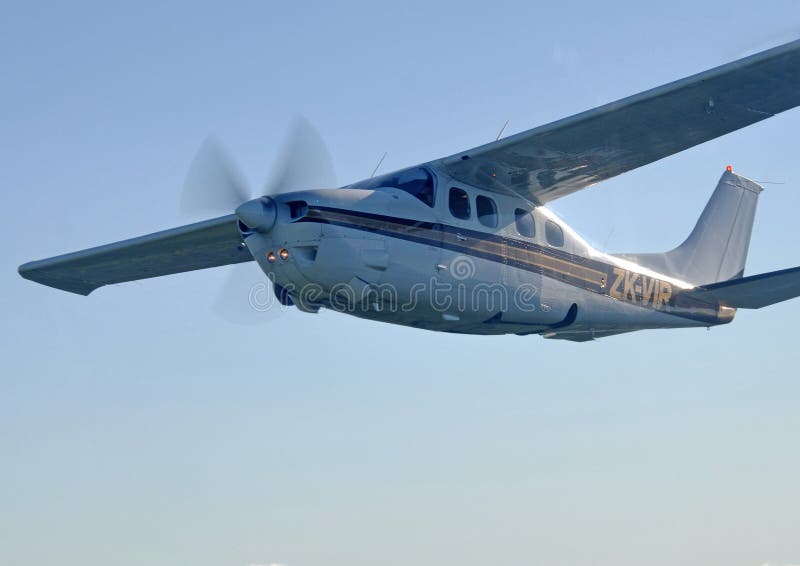 Cessna 210 stock image. Image of coast, engined, blue - 38440707
