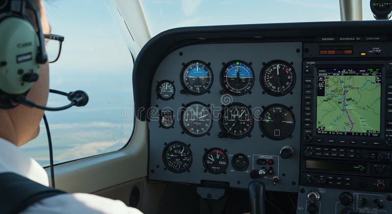 Cockpit View: Piloting a Cessna Above the Clouds - Aviation, Instrument ...