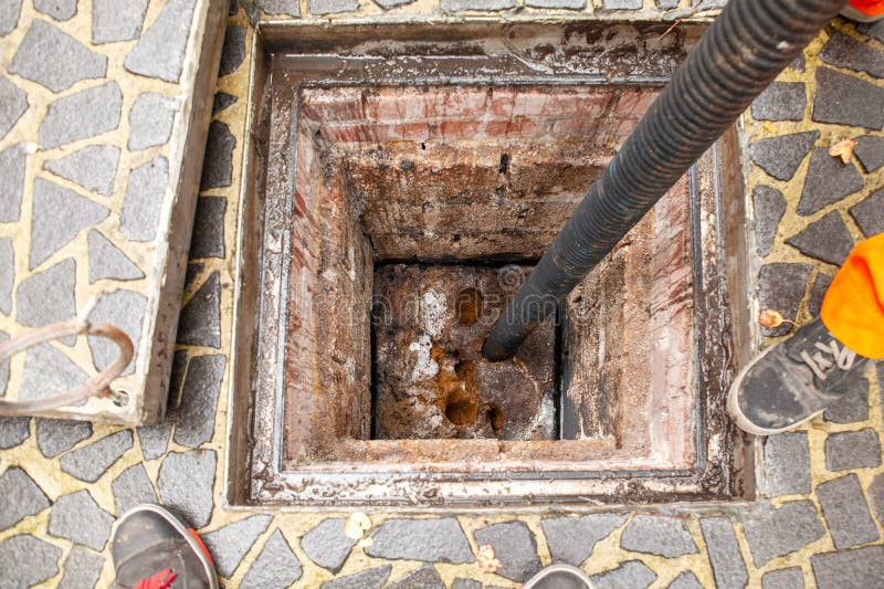 The Cesspool overflows stock photo. Image of dirt, liquid - 282278034