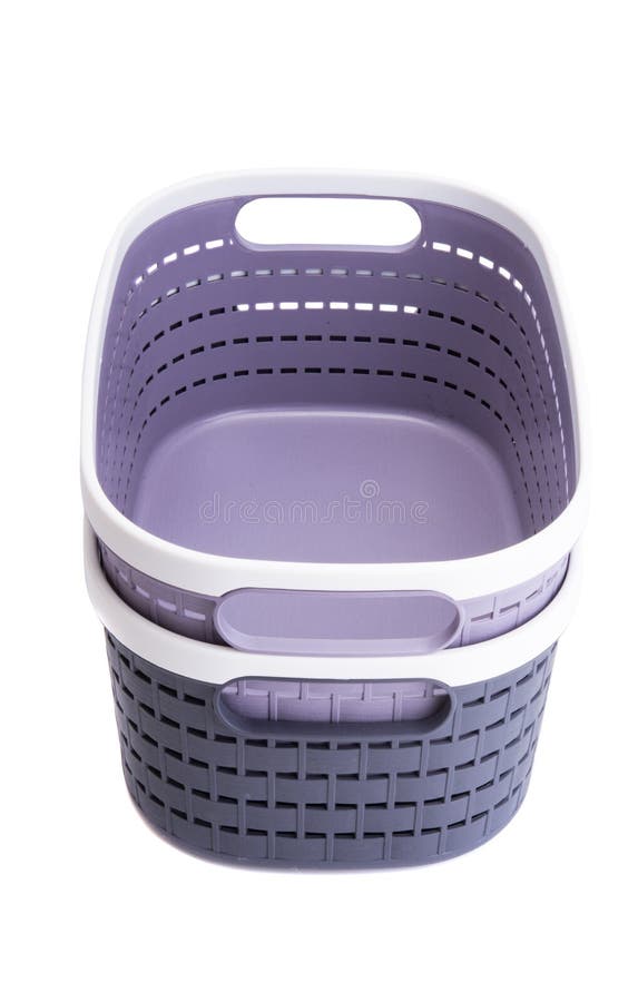 Cestelli Di Plastica Isolati Fotografia Stock - Immagine di renda ...