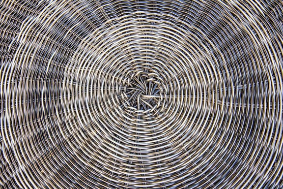 Cestería Decorativa De La Paja Imagen de archivo - Imagen de textura ...