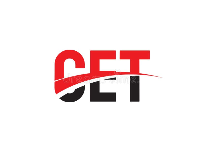 CET Letter Initial Logo Design Vector Illustration Stock Vector ...