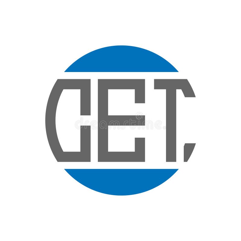 CET Letter Logo Design on White Background. CET Creative Initials ...