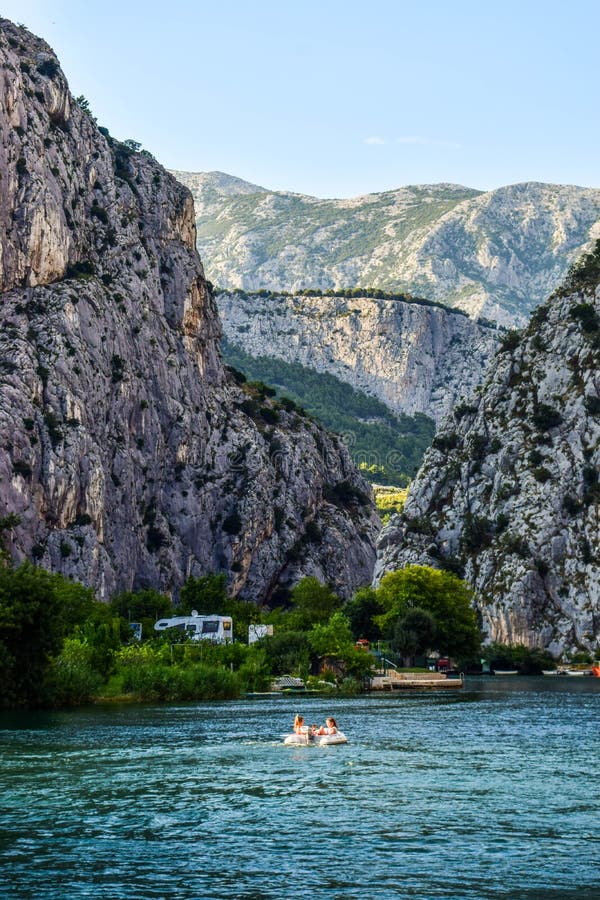 Cetina River Source Or The Eye Of The Earth Aerial View Stock Image ...
