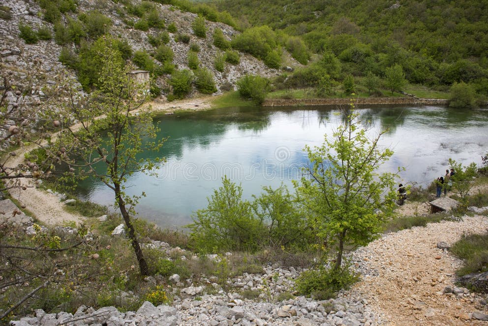 Cetina river spring editorial image. Image of clean, touristic - 93761755