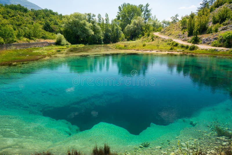 Cetina Water Source Spring in Croatia Stock Photo - Image of glavas ...