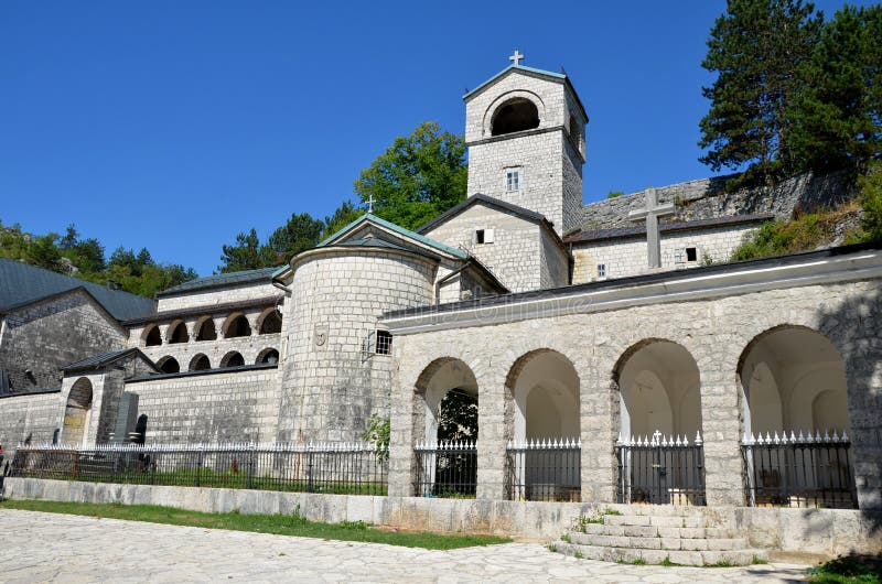 Cetinje Monastery Main Door - Montenegro Stock Photo - Image of ...