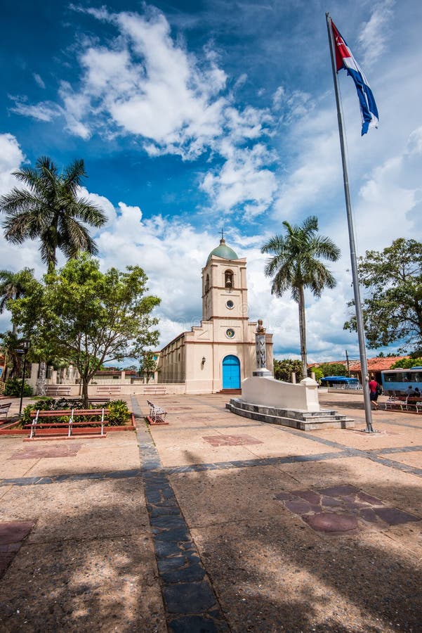Cetral Square in Cuban Village of Vinales Stock Image - Image of travel ...