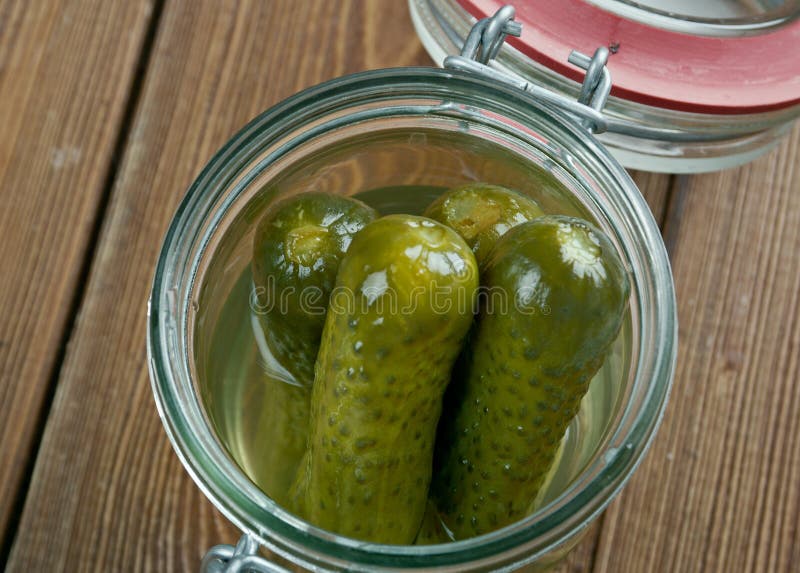 Sottaceti del cetriolino fotografia stock. Immagine di cetriolo - 22888510
