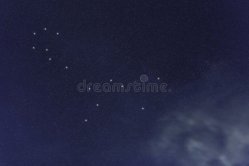 Cetus Star Constellation, Night Sky, Cluster of Stars, Deep Space ...