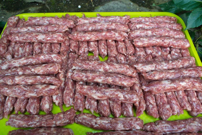 Cevapi stock photo. Image of fresh, grilling, closeup - 143785162