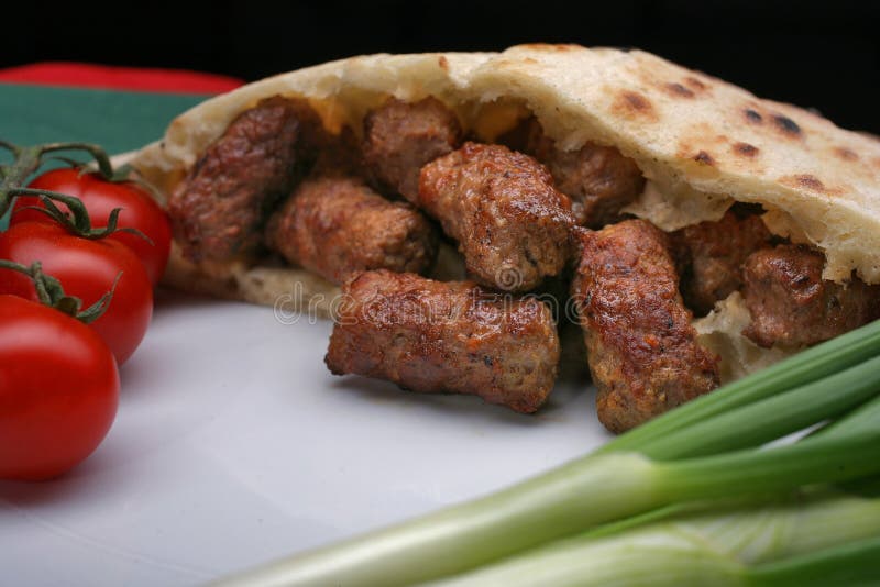 Cevapi stock photo. Image of dish, cevapcici, restaurant - 54603152