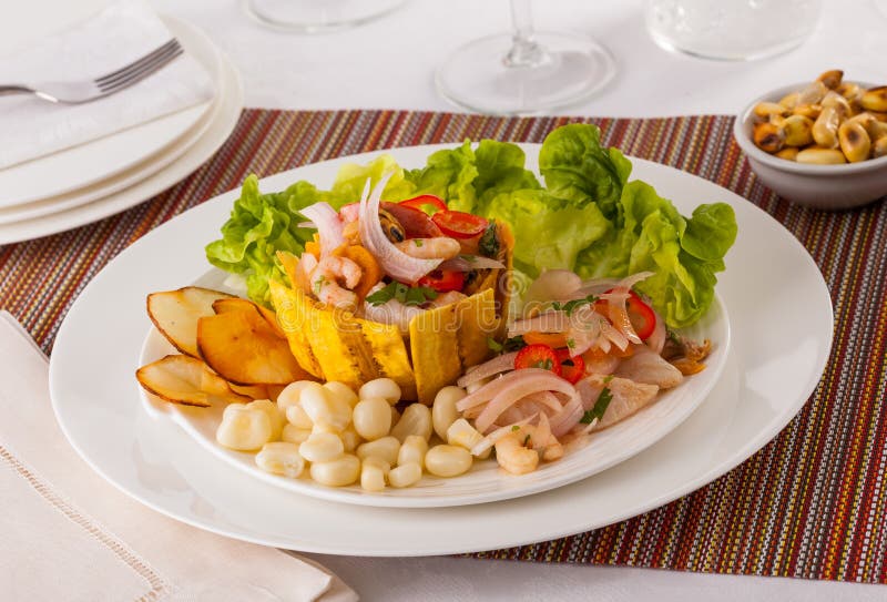Ceviche Panama stock image. Image of dinner, panama, close - 73688457