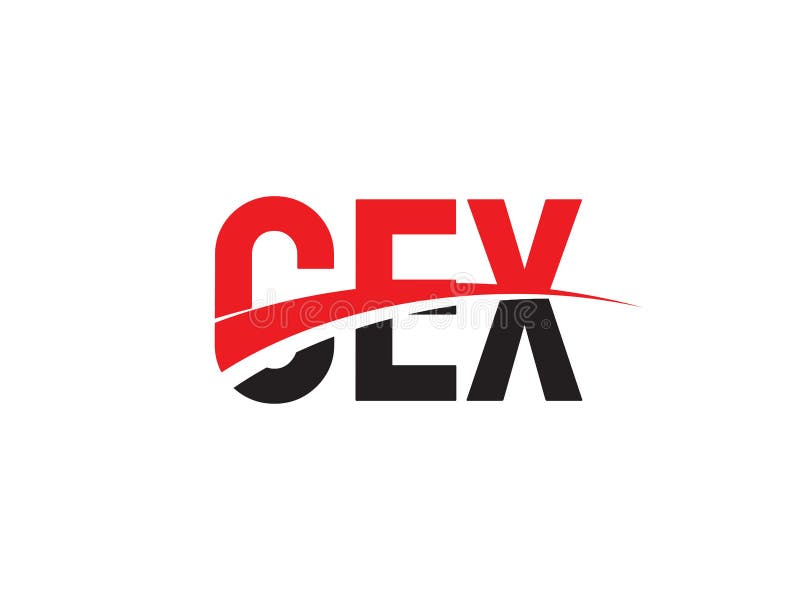 CEX Letter Initial Logo Design Vector Illustration Stock Vector ...