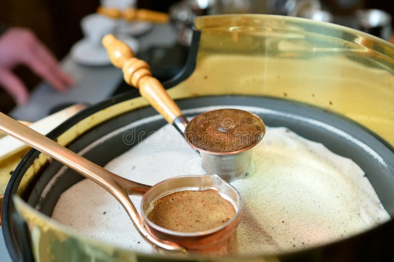 Cezve (ibrik) coffee stock photo. Image of delicious - 42435616