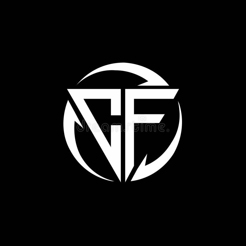 CF Logo Monogram Design Template Stock Vector - Illustration of ...