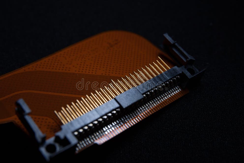 CF memory card interface stock image. Image of electronic - 183887937