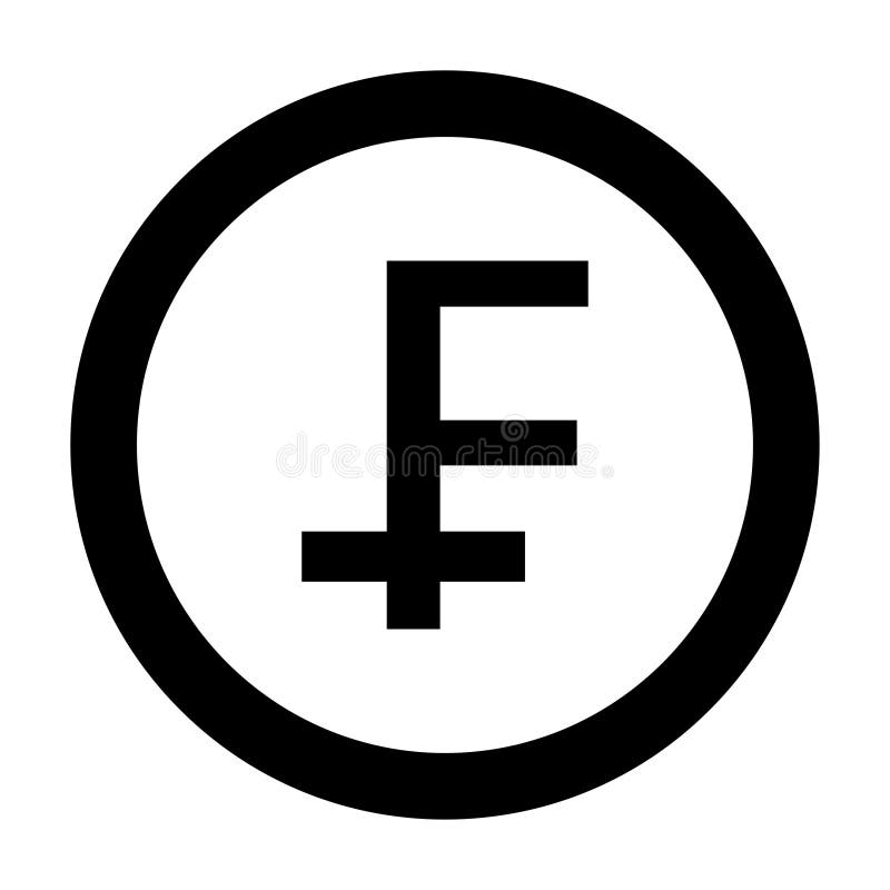 Cfa Franc Bceao Cfp Franc Icon Stock Vector - Illustration of business ...
