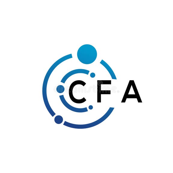 CFA Letter Logo Design on White Background. CFA Creative Initials ...