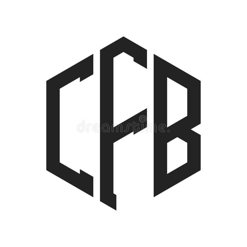 CFB Logo Design. Initial Letter CFB Monogram Logo Using Hexagon Shape ...