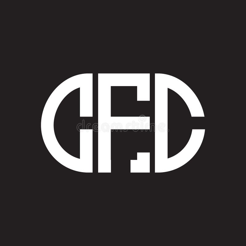 CFC Letter Logo Design on Black Background. CFC Creative Initials ...