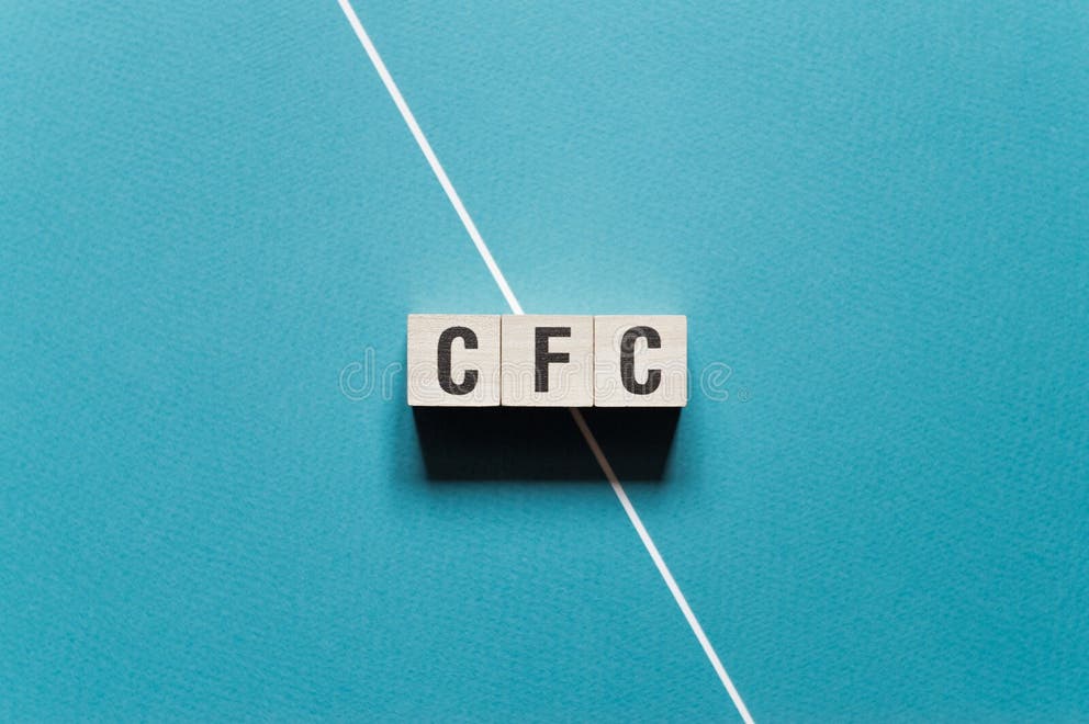 CFC word concept on cubes stock photo. Image of fossil - 181882278