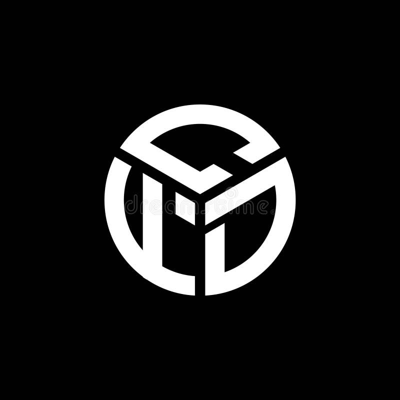 CFD Letter Logo Design on Black Background. CFD Creative Initials ...