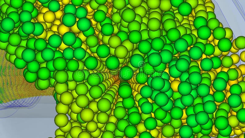 Cfd Simulation Computational Fluid Dynamics Pipeline Airflow Simulation Stock Footage Video