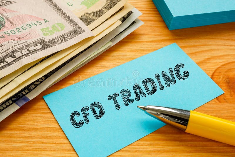 CFD TRADING Phrase on the Sheet Stock Image - Image of profit, trader ...