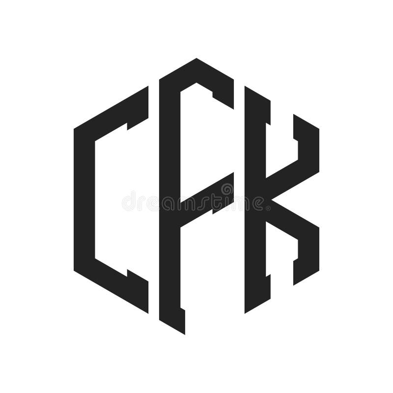 CFK Logo Design. Initial Letter CFK Monogram Logo Using Hexagon Shape ...