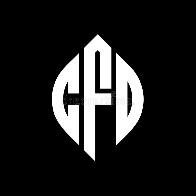 Cfo Circle Letter Logo Design With Circle And Ellipse Shape Cfo Ellipse Letters With