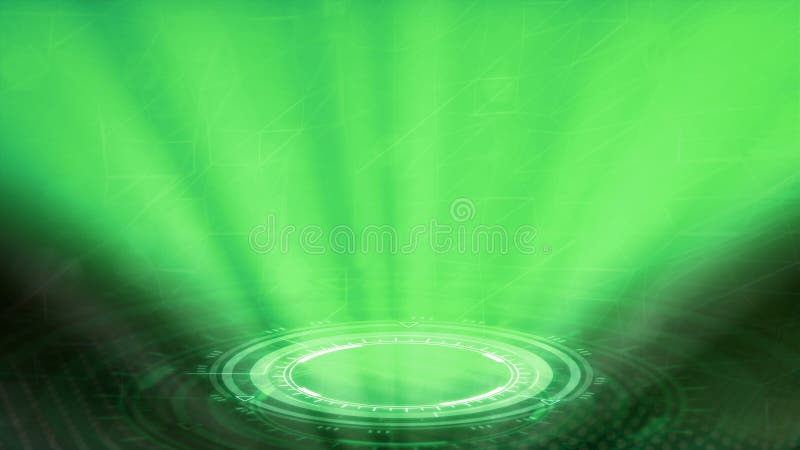 Cg Abstract 3D Rendering, Neon Hi-tech Portal Backdrop Stock ...