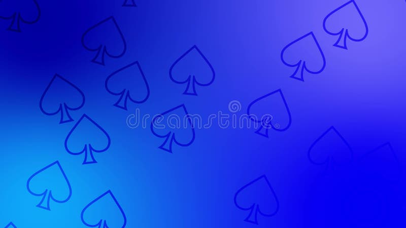 CG of Blue Background Including Spade Shaped Object Stock Video - Video ...