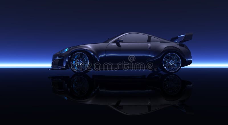 Cg car stock illustration. Illustration of graphic, sports - 4855366