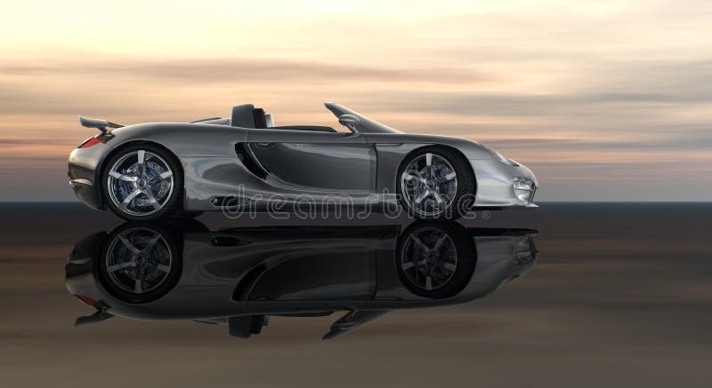 Cg car stock illustration. Illustration of machine, sports - 4890896