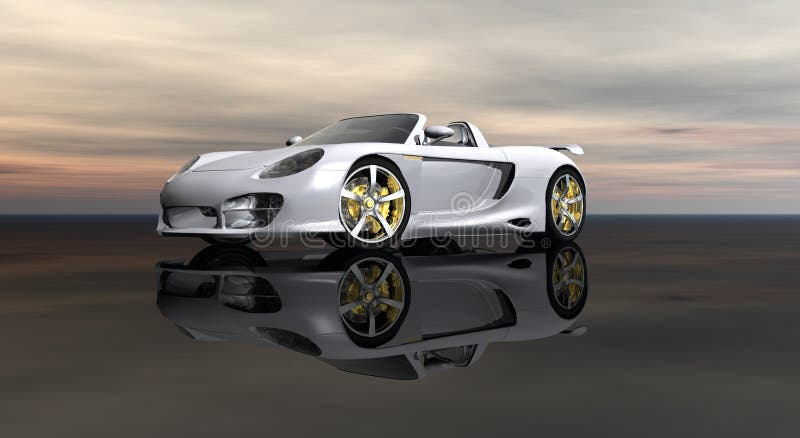 Cg car stock illustration. Illustration of technology - 4890995