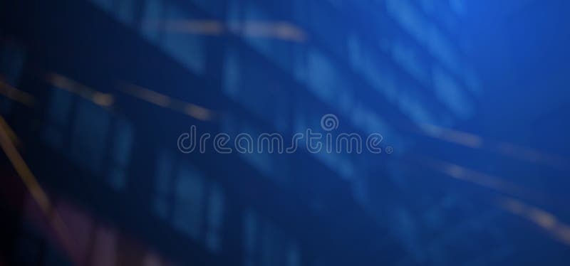 Cg Collage Modern Translucent Building Structures in Blue Tones. Dark ...