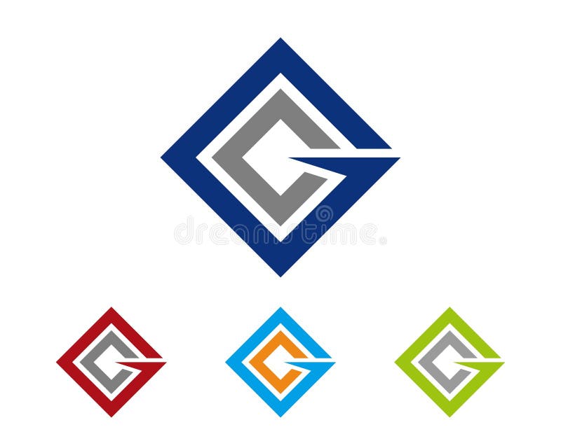 Cg gc logo 3 template stock vector. Illustration of construction ...