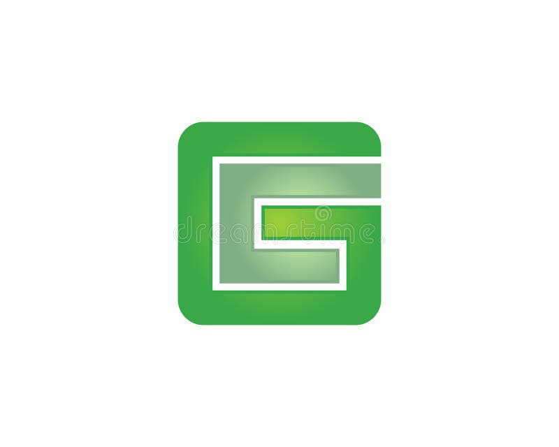 Cg gc logo 1 template stock vector. Illustration of simple - 289666870