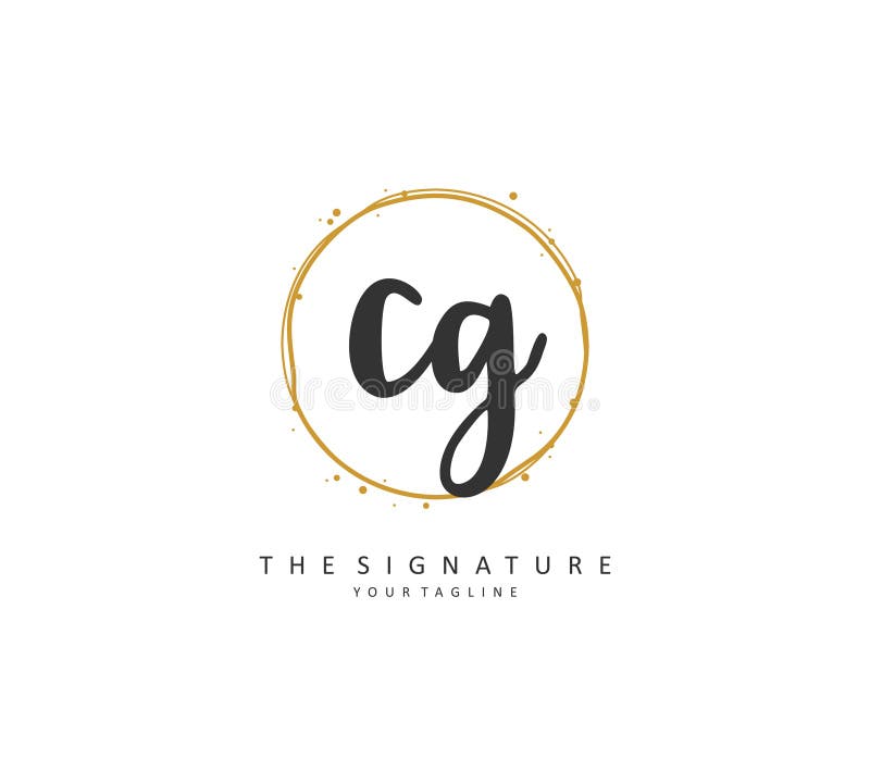 Cg Signature Stock Illustrations – 270 Cg Signature Stock Illustrations ...