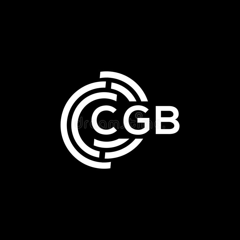 CGB Letter Logo Design on Black Background. CGB Creative Initials ...