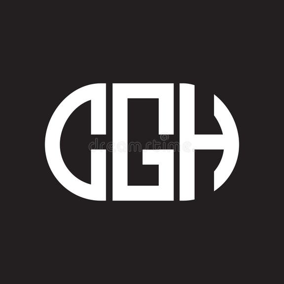 CGH Letter Logo Design on Black Background. CGH Creative Initials ...