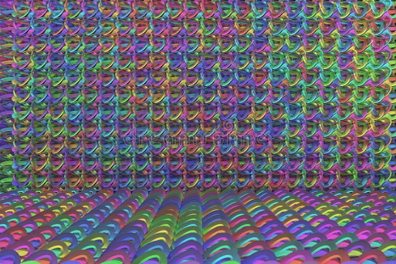 CGI Composition, String Mat, Geometric Backdrop for Design Texture ...