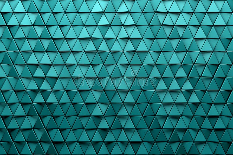 CGI 3d Triangular Wallpaper Background Stock Illustration ...