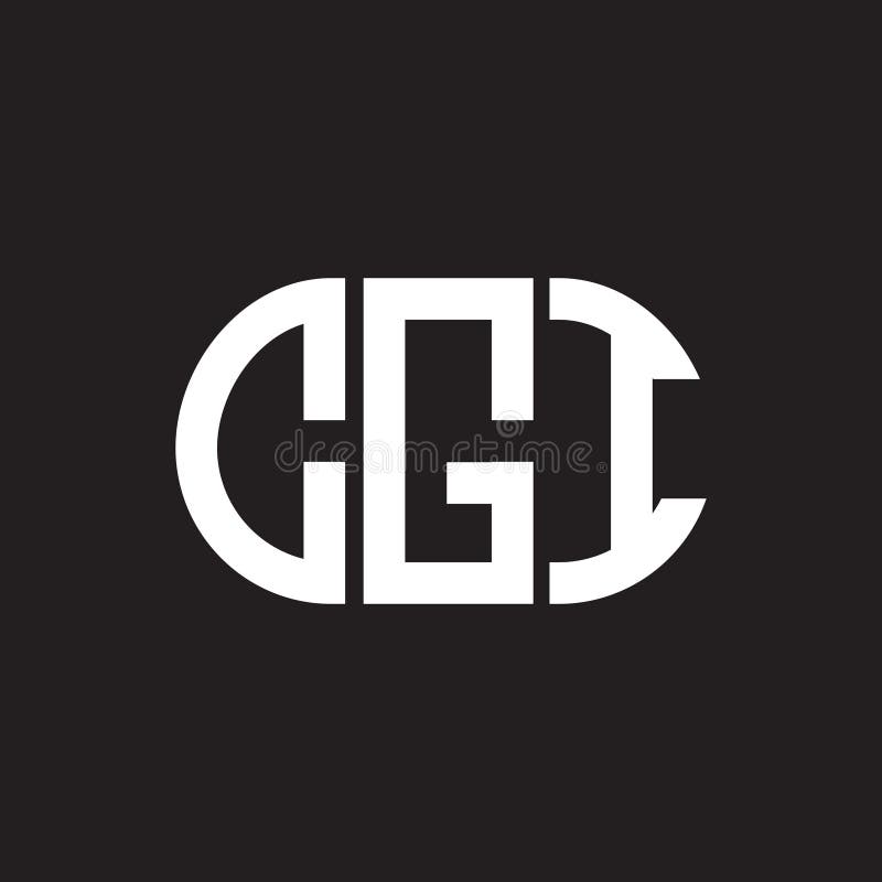 CGI Letter Logo Design on Black Background. CGI Creative Initials ...