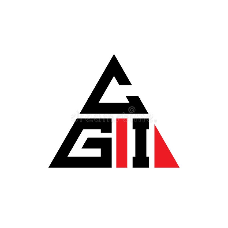 CGI Triangle Letter Logo Design with Triangle Shape. CGI Triangle Logo ...