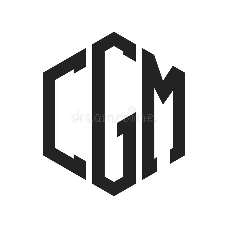 CGM Logo Design. Initial Letter CGM Monogram Logo Using Hexagon Shape ...