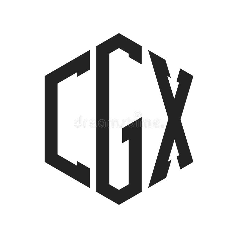 CGX Logo Design. Initial Letter CGX Monogram Logo Using Hexagon Shape ...
