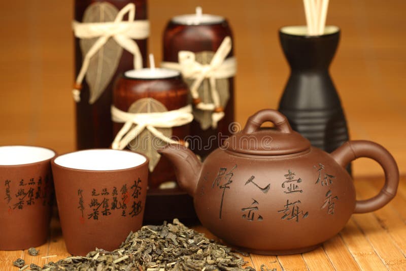 Chá chinês no mercado foto editorial. Imagem de aromatic - 17855341