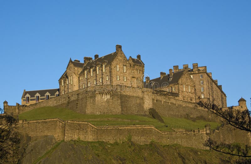 Forteresse De Château D'Edimbourg Image stock - Image of historique ...